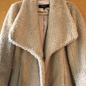 Kenneth Cole | Jackets & Coats | Kenneth Cole Fuzzy Fur Coat | Poshmark